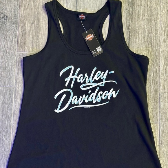 Harley-Davidson | Tops | Nwt Harley Davidson Womens Racerback Tank ...